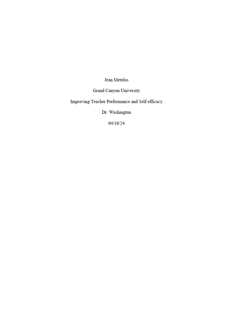 Evaluating Elective Teacher Performance | PDF | Teachers | Mentorship