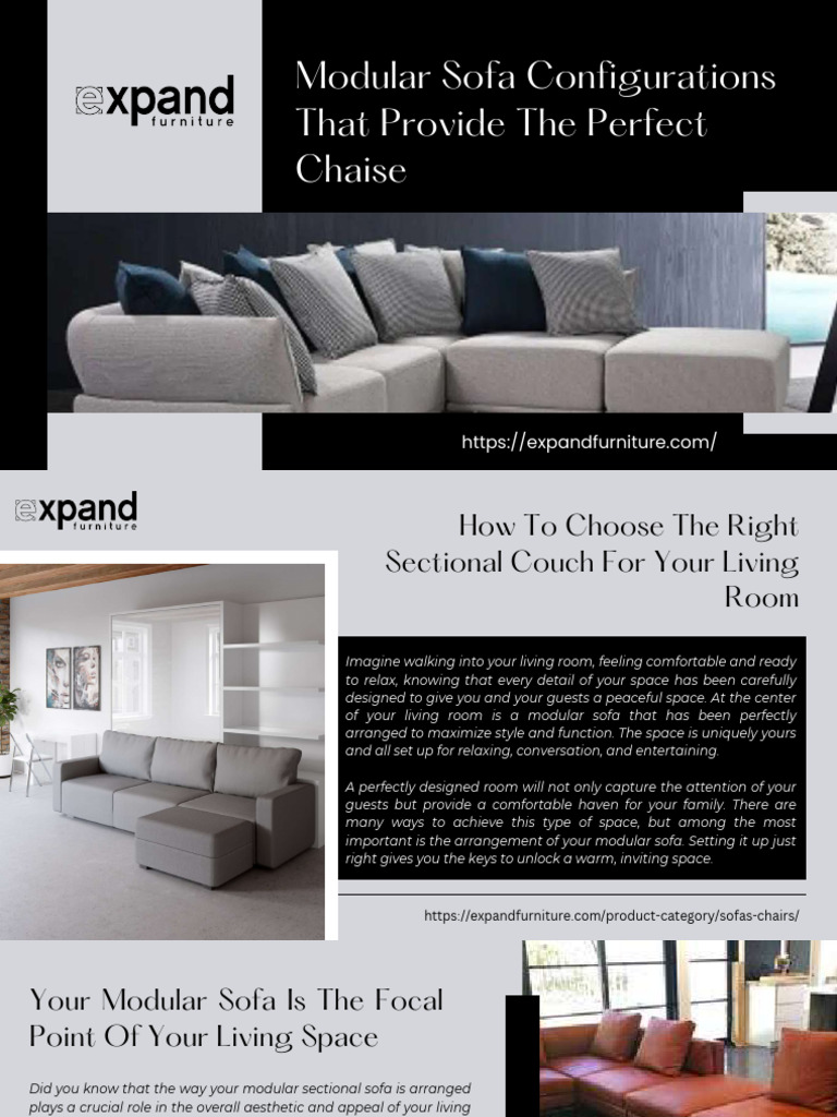 Modular Sofa Configurations That Provide The Perfect Chaise - Expand ...