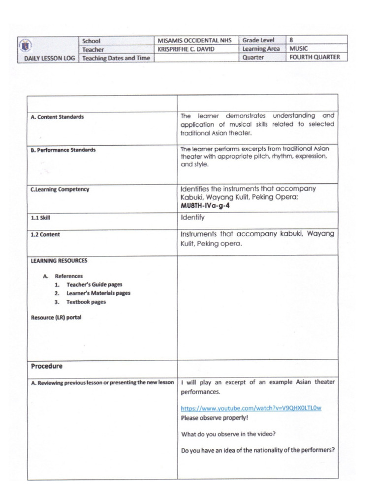 COT 2 Lesson Plan | PDF