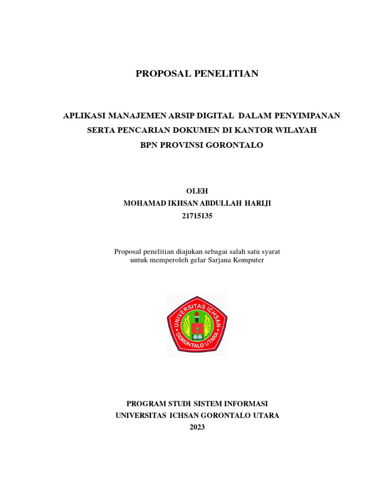 Rev 1 Proposal Wisuda Iksan Periksa Cetak | PDF