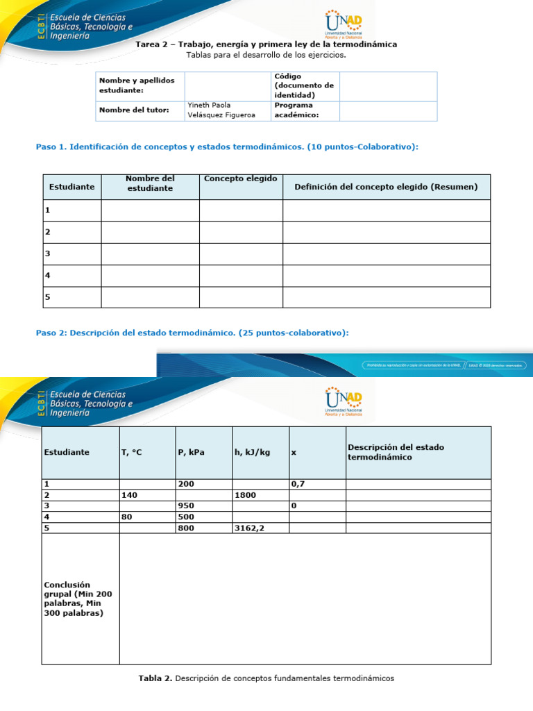 Formato Tarea 2 (4) | PDF | Termodinámica | Mecánica