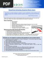 Communication Strategies for Dysarthria | PDF | Speech | Human Voice
