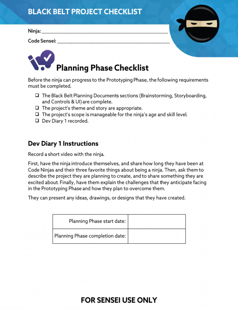 Black Belt Project Checklists v2.3 1 | PDF