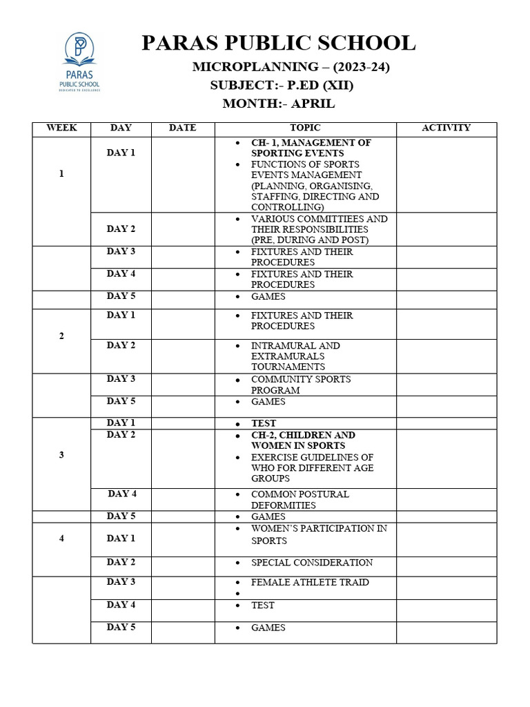 Ped Micro Planing | PDF | Human Body Weight | Clinical Medicine
