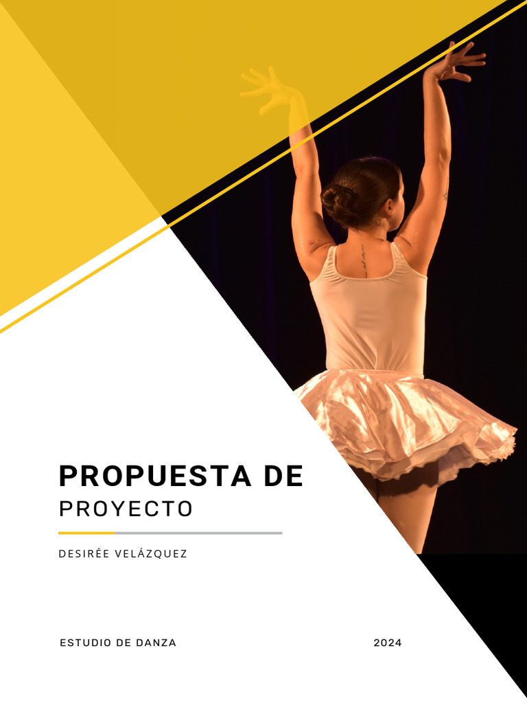 Propuesta de proyecto - Estudio de Danza | PDF | Bailes