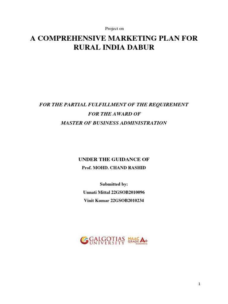 Project On RURAL MARKETING | PDF | Customer Relationship Management | Brand