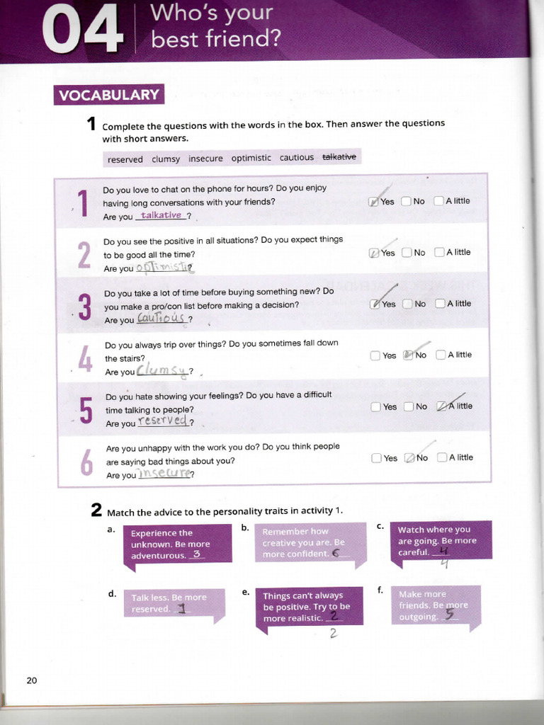 Workbook UNIT 4-5 | PDF
