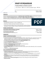SAP EWM Sample Resume 1 | PDF | Warehouse | Sap Se
