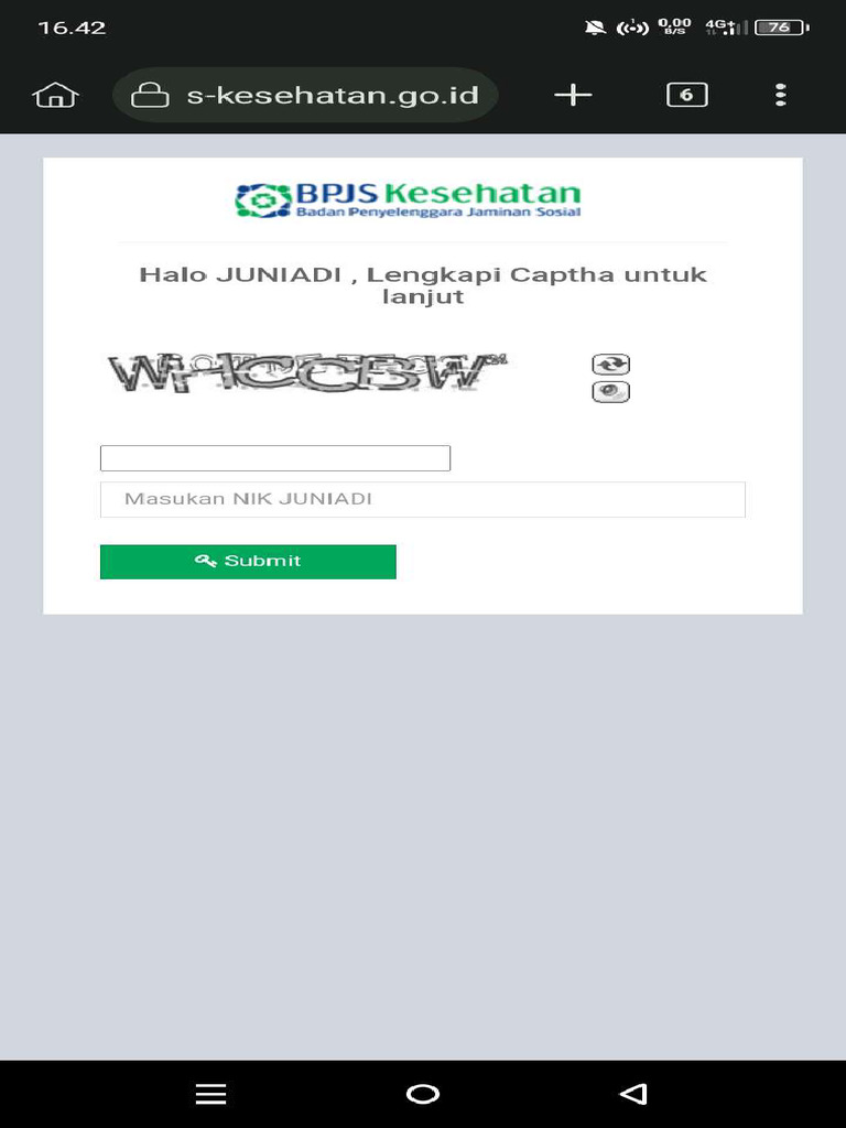 Vaksinasi Dosis 1 Junaidi | PDF