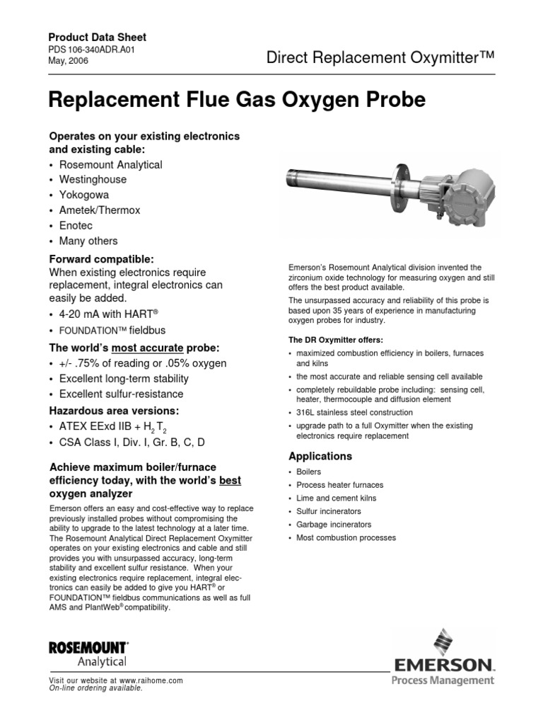 Flue Gas Oxygen Probe | PDF | Thermocouple