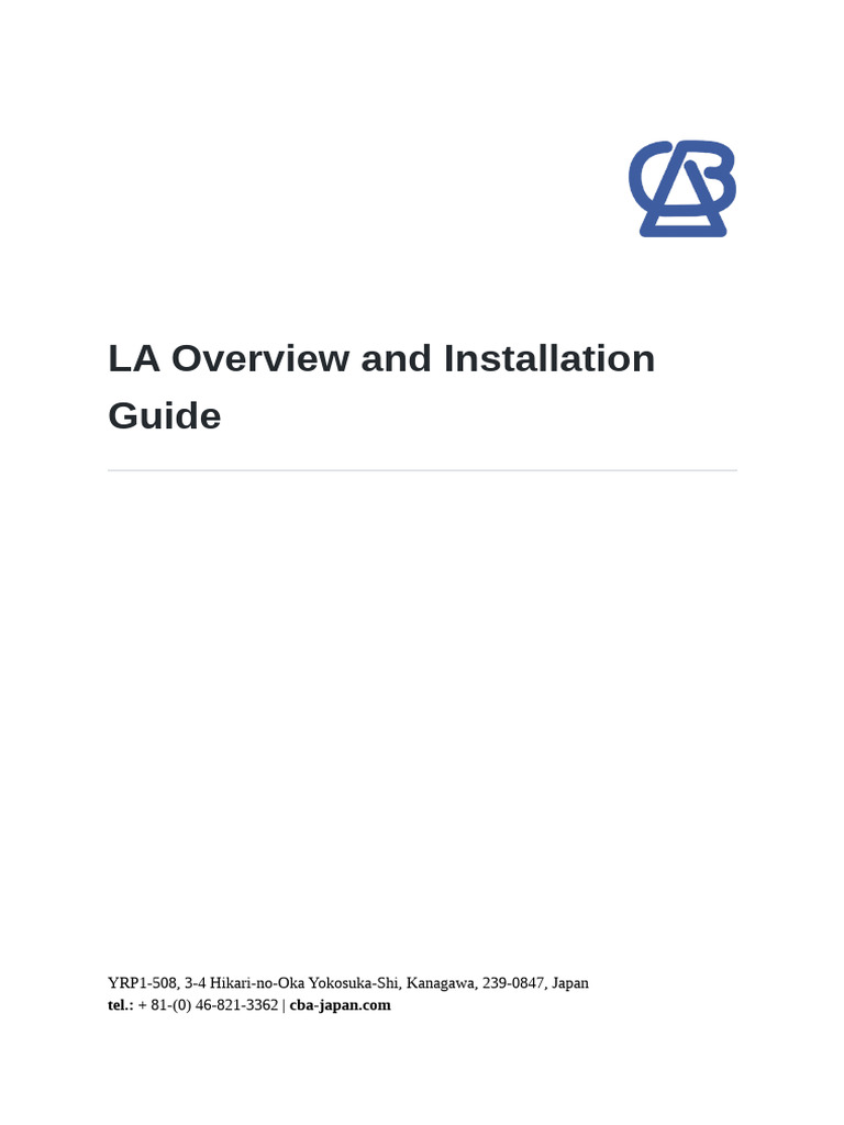 LA Overview and Installation Guide | PDF | Databases | World Wide Web