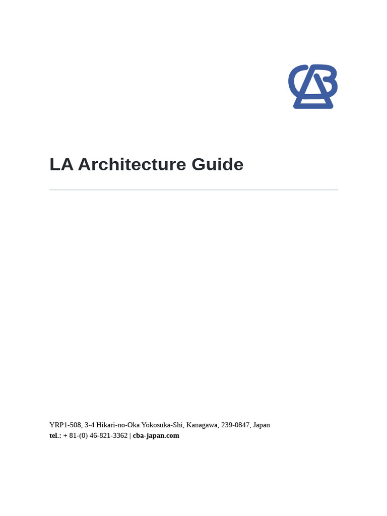 LA_Architecture_Guide | PDF | Software Development Kit | World Wide Web