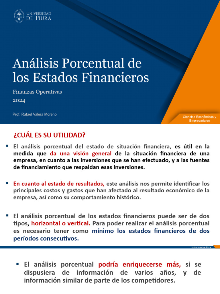 3. Análisis Porcentual de Estados Financieros 2024 | PDF | Contabilidad | Business