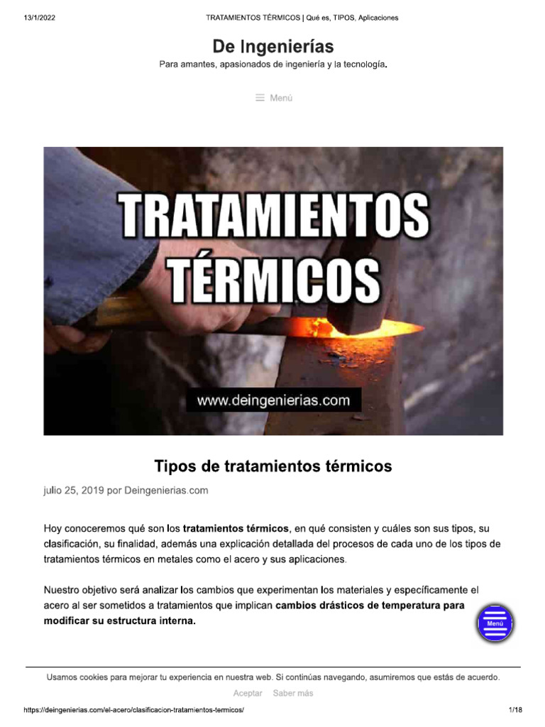 Tratamientos Termicos | PDF