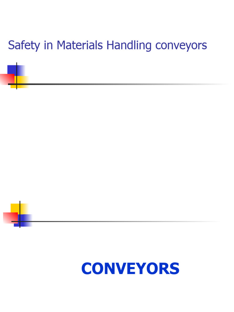 Safety in Materials Handling Conveyors | PDF | Belt (Mechanical ...