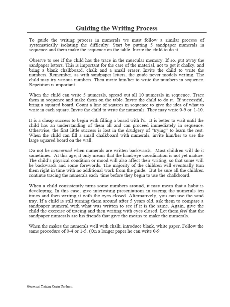 Guiding The Writing Process | Download Free PDF | Cognitive Psychology ...