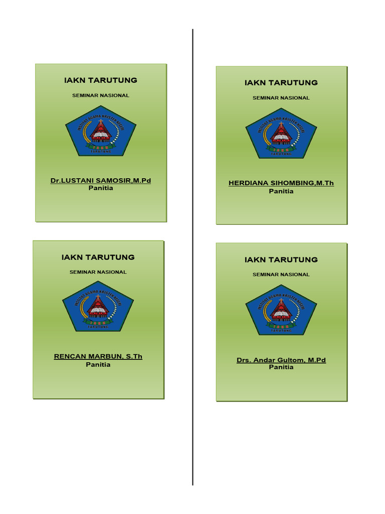 Seminar & Sosialisasi IAKN Tarutung | PDF