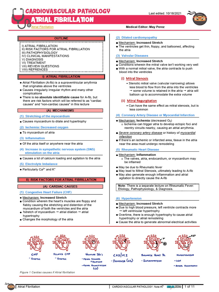Atrial Fibrillation Atf | PDF | Atrium (Heart) | Heart