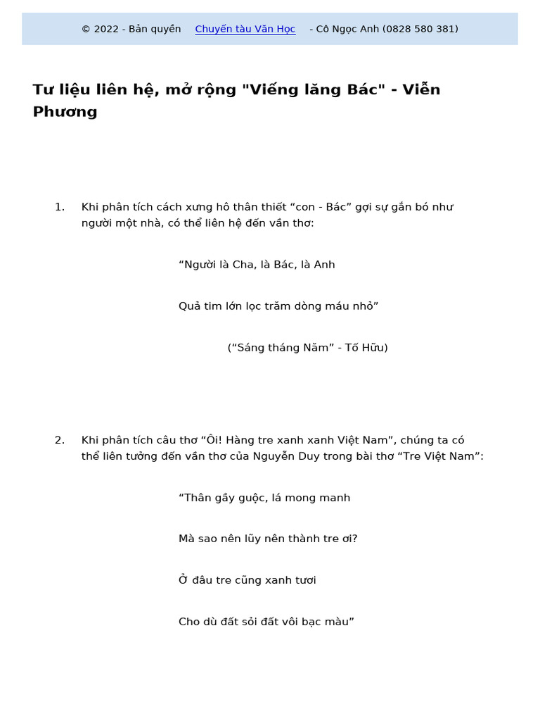 Tu Lieu Lien He Mo Rong Thi Pham Vieng Lang Bac Vien Phuong | PDF