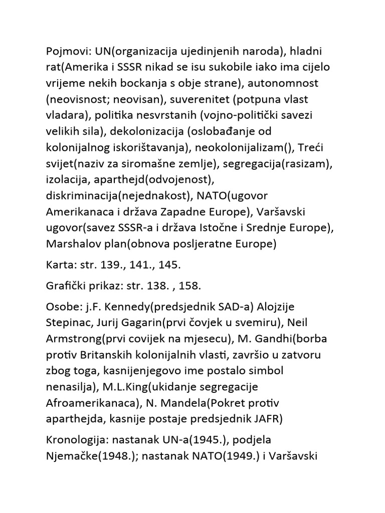 Listić Za Ponavljanje | PDF