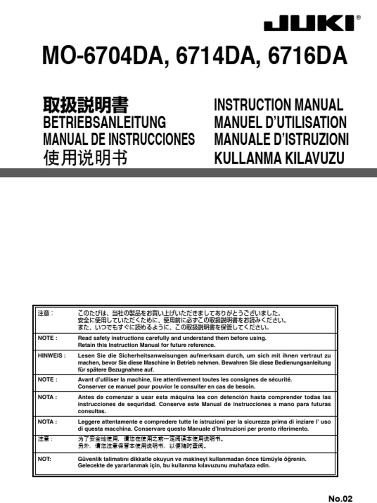 Manuale MO 6700DA | PDF