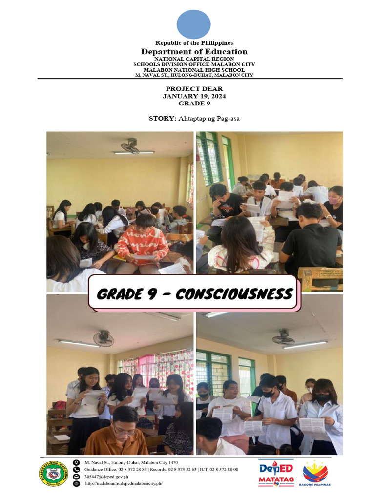 Grade 9 Project Dear | PDF