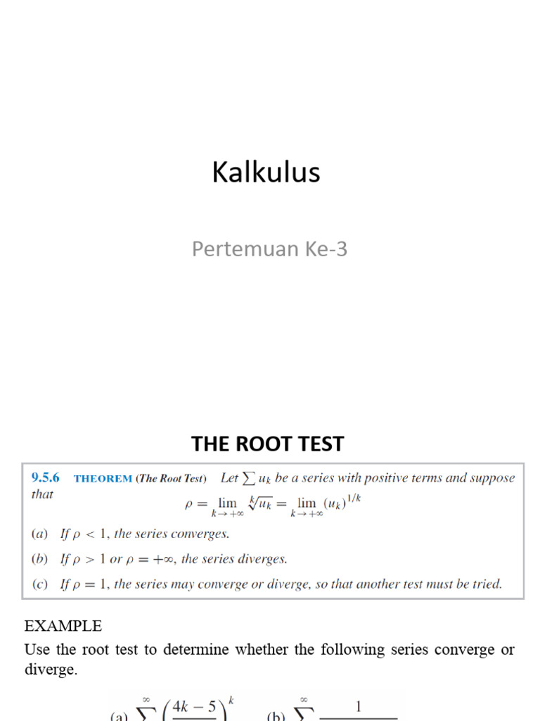 Kalkulus Pertemuan Ke-3 | PDF | Power Series | Polynomial
