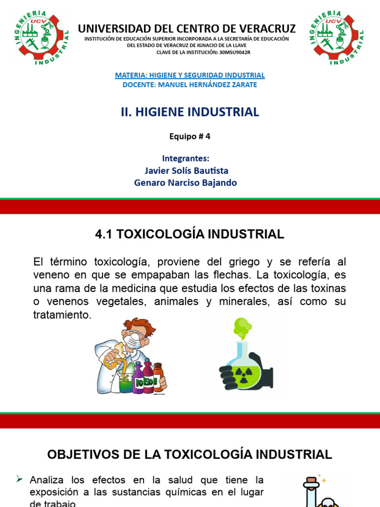 4.higiene Industrial Unidad Iv | PDF | ruido | Toxicología