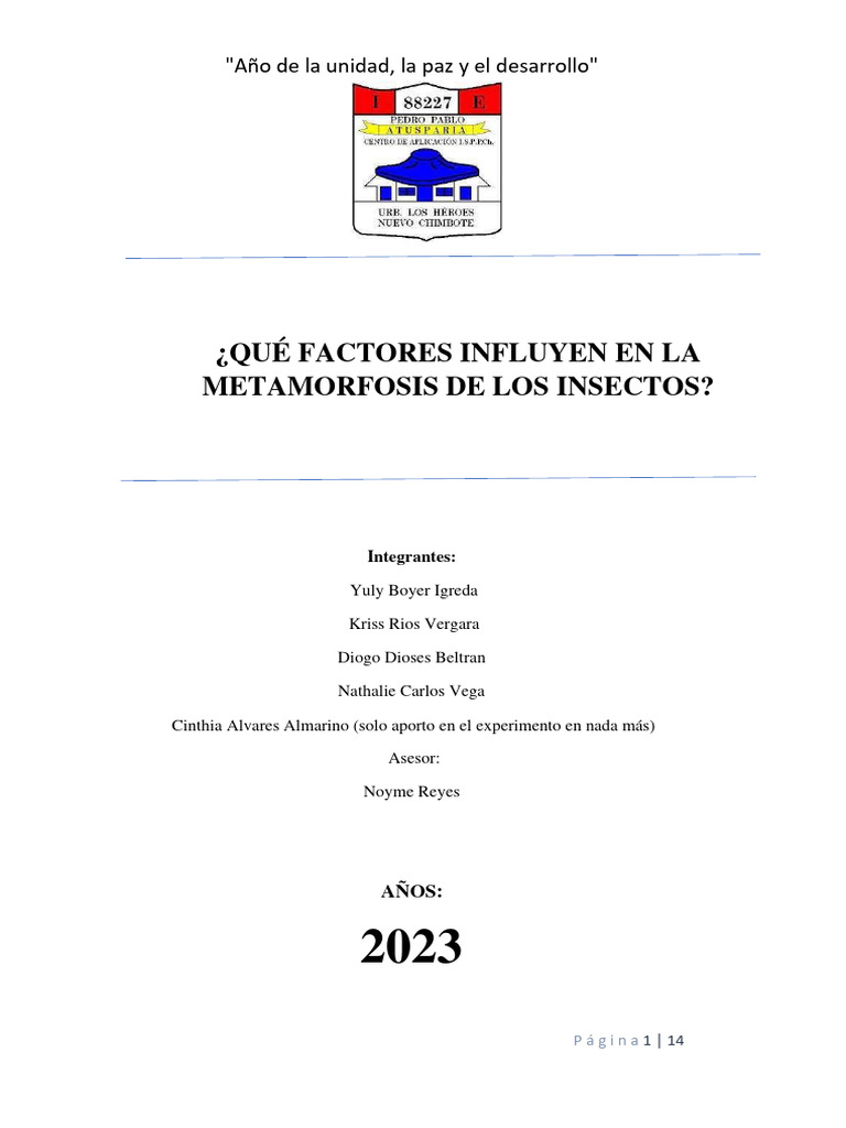 Cyt3 Indice | PDF | Crisálida | Insectos