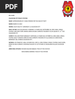 5 Ws and 1 H in Police Reports | PDF | Crime Scene | Evidence