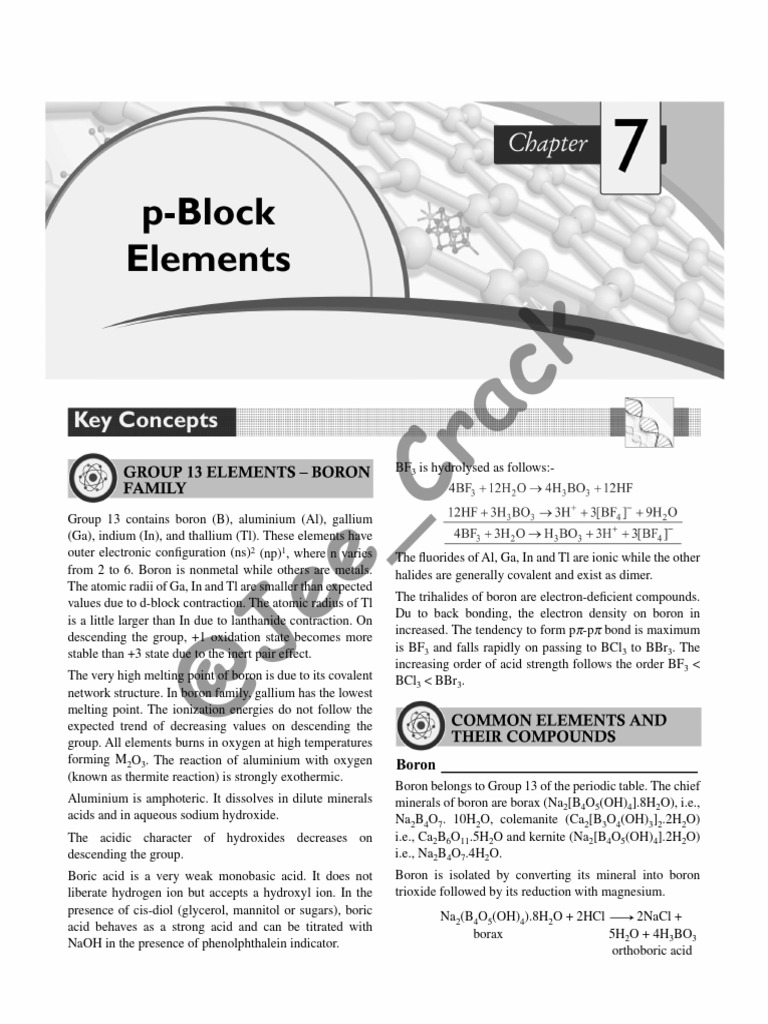Group 13 and 14 Element Properties | PDF | Chemical Compounds | Fluorine