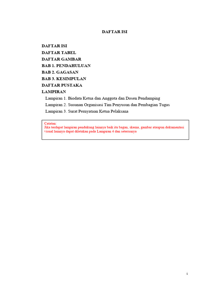 Panduan Lengkap Proposal PKM-GFT | PDF