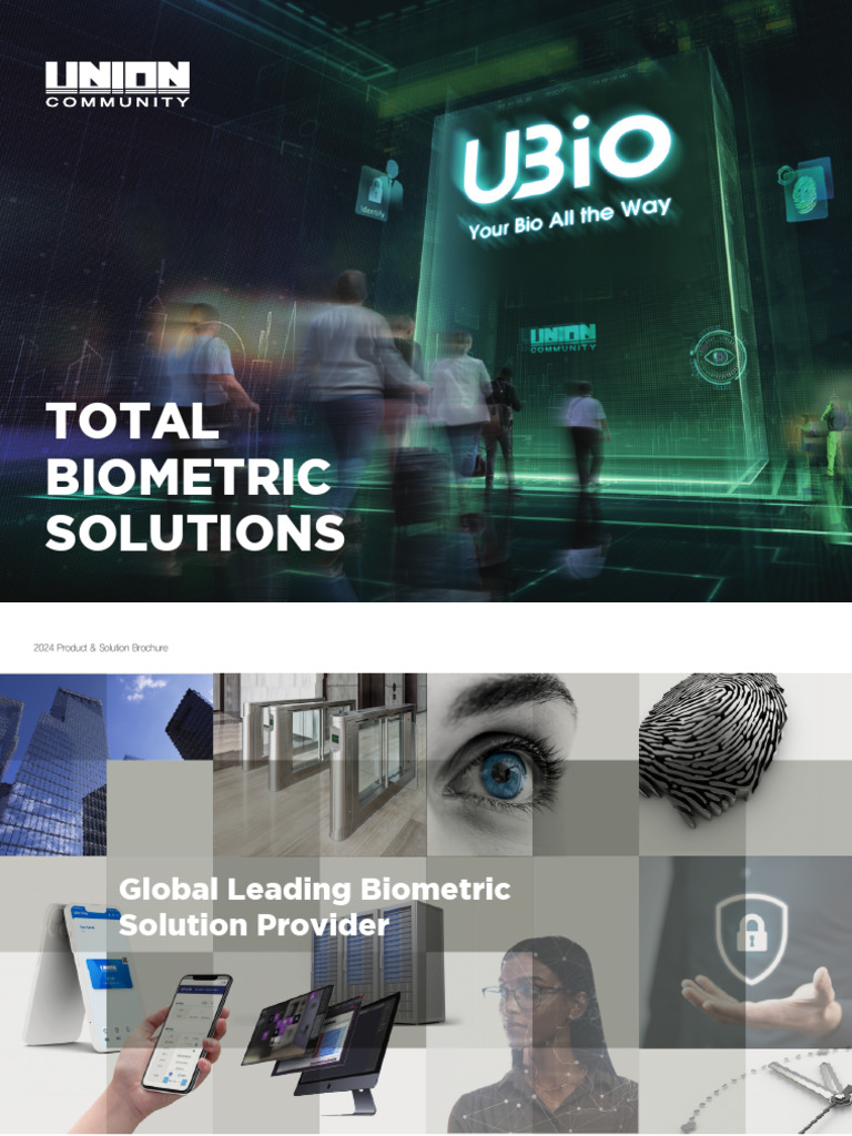 Biometric Solutions Brochure 2024 | PDF | Biometrics | Access Control