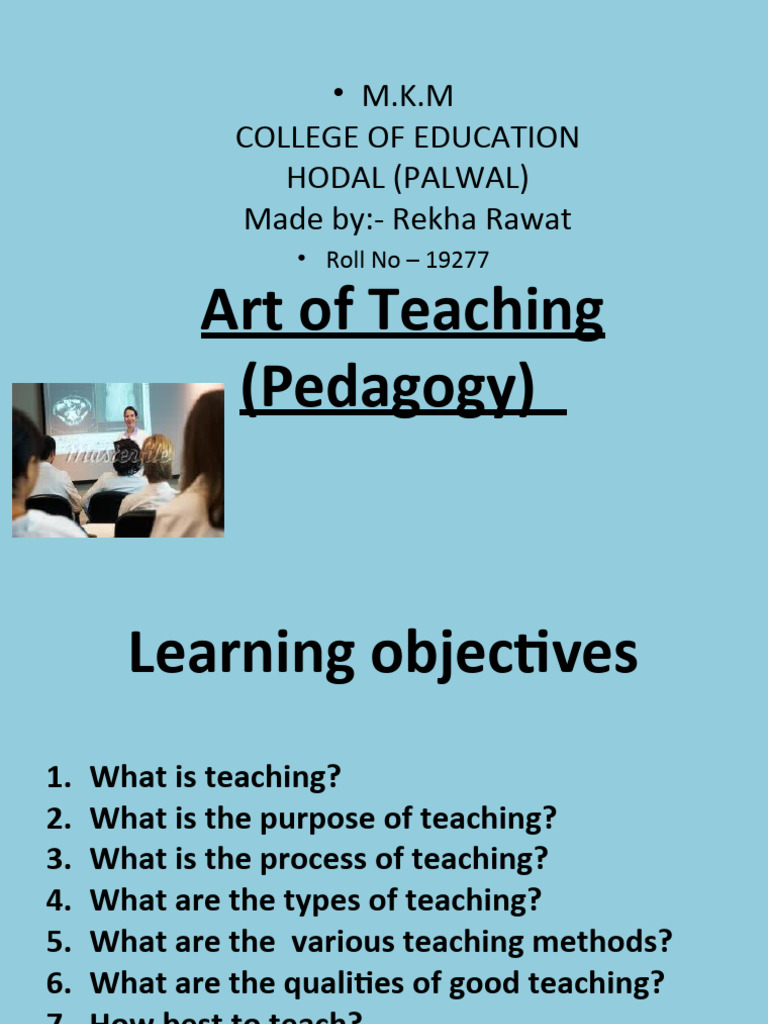 Pedagogy of Hindi | PDF | Learning | Teaching Method