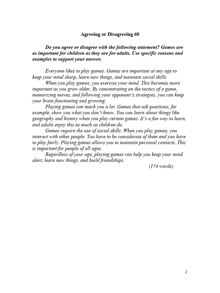 Making An Argument Topic Games | PDF