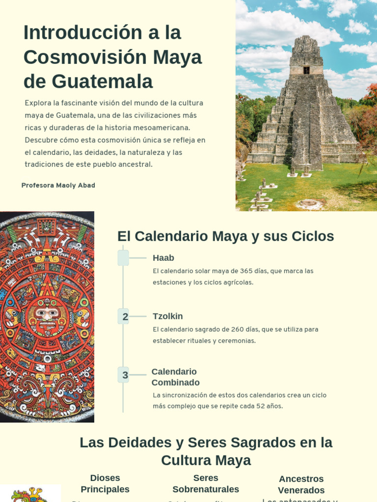 Introducción A La Cosmovisión Maya de Guatemala | PDF | Civilización maya