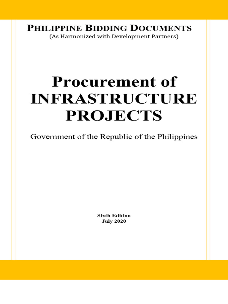 Public Bidding Documents | PDF | Procurement | General Contractor