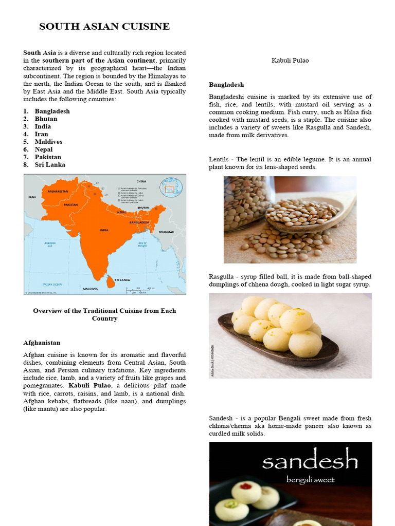 South Asian Cuisine | Download Free PDF | Indian Cuisine | South Asian ...