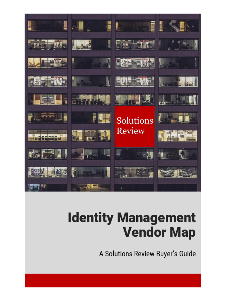 2017_Solutions_Review_Identity_Management_Vendor_Map_OC50 | PDF | Cloud ...