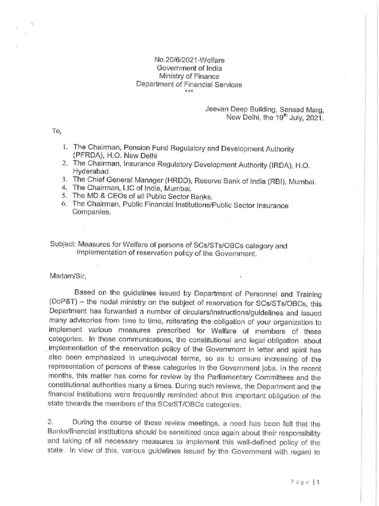 Circulars Welfare 5 | PDF