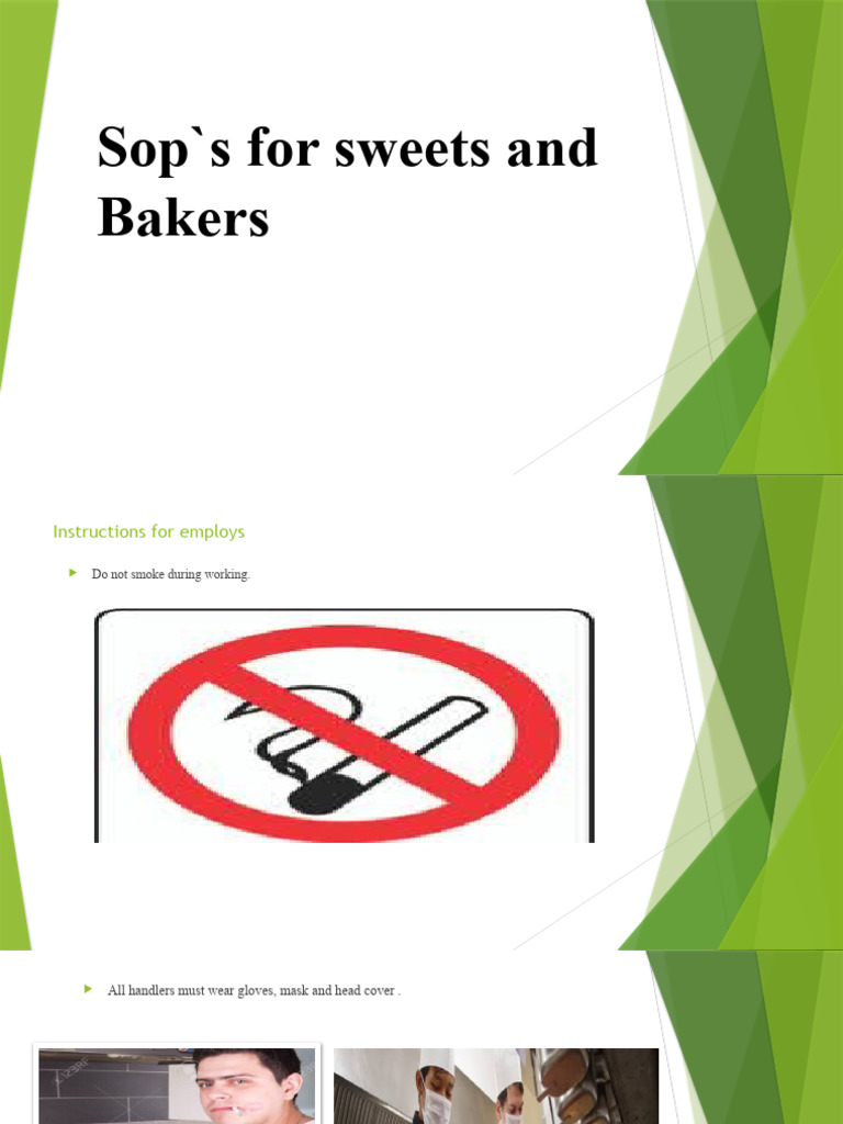 Bakery Standard Operating Procedures | PDF | Cooking, Food & Wine