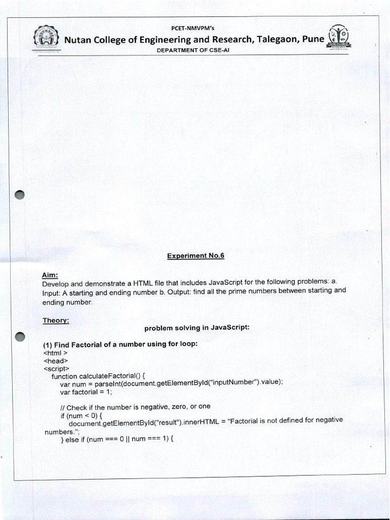 Sem Exp6 - 0001 | PDF