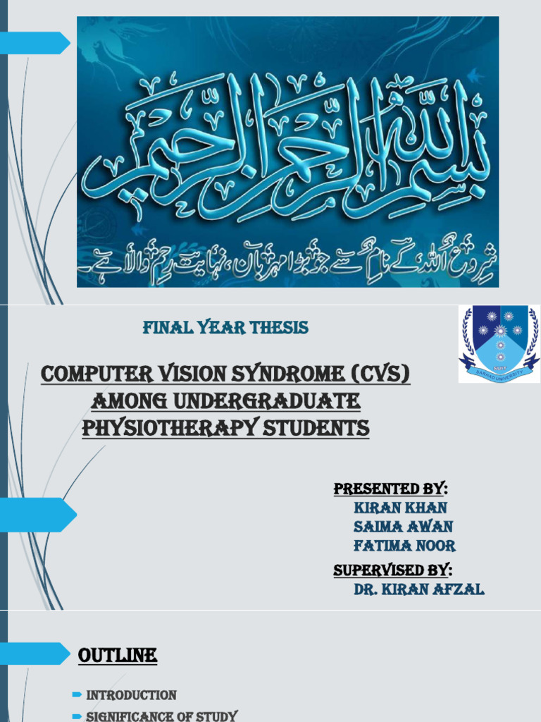 Computer Vision Syndrome | PDF | Diseases And Disorders