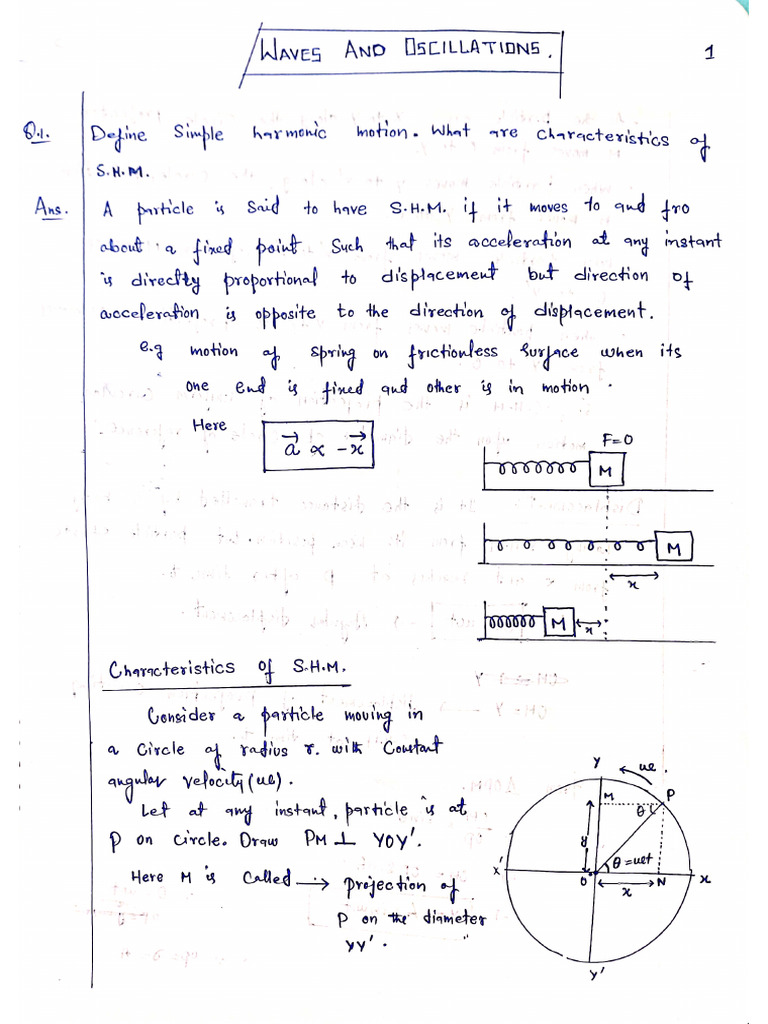 Waves & Oscillations | PDF
