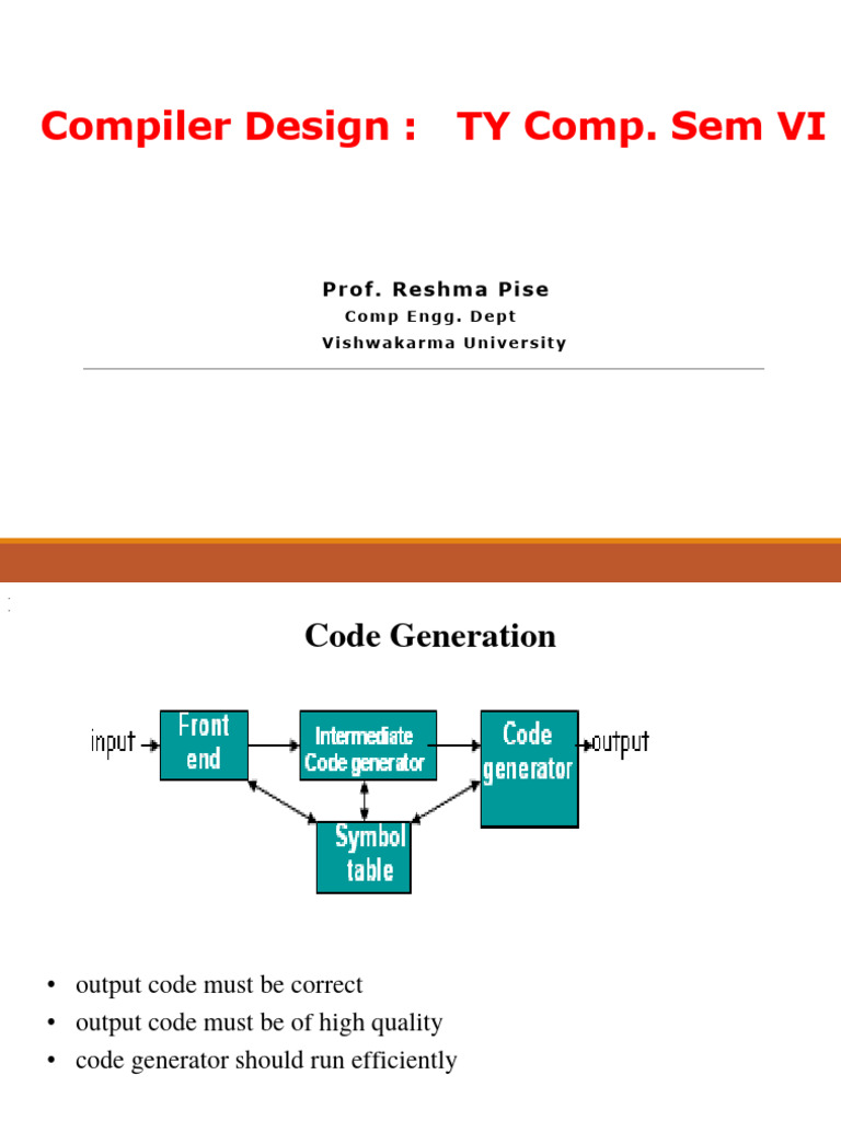 Code Generation | PDF | Assembly Language | Control Flow