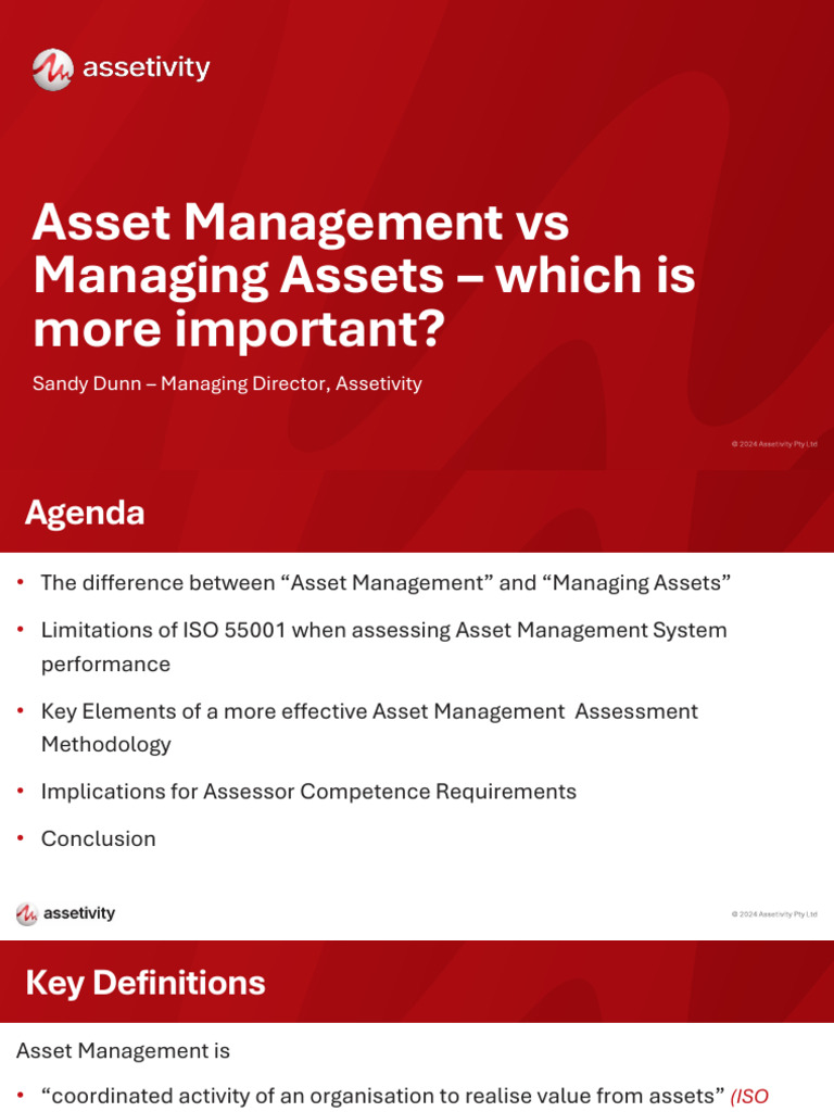 Am Vs Managing Assets Pdf Risk Asset Management