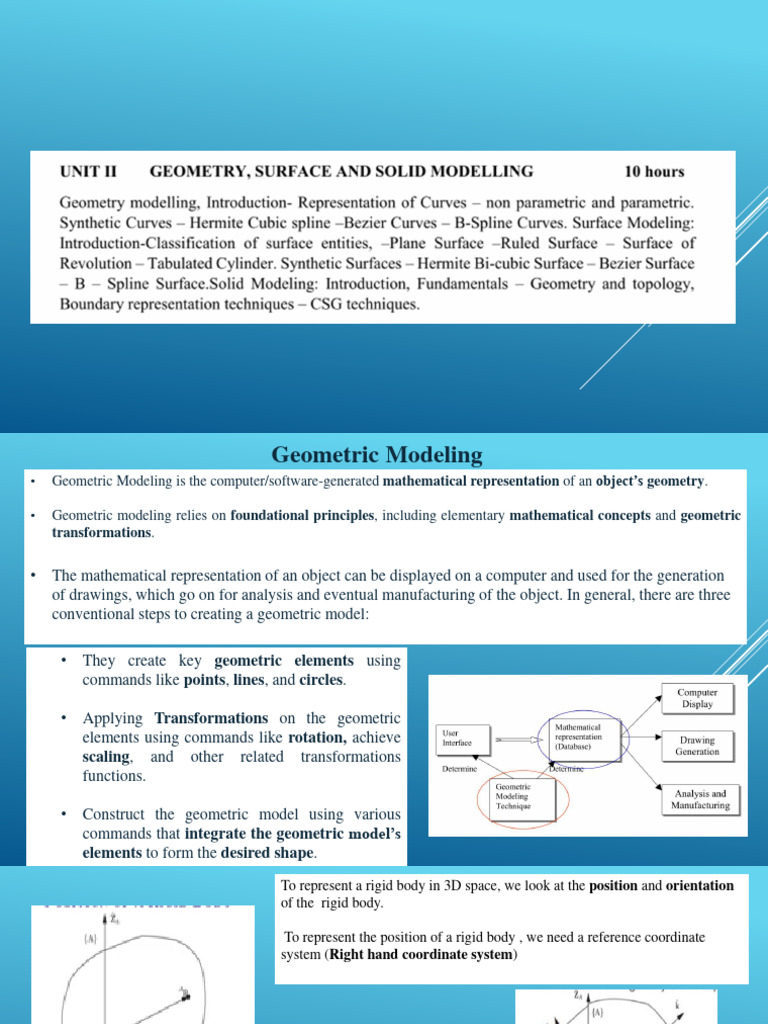 Cad Cam R20 Unit 2 | PDF | Geometry | Computer Aided Design