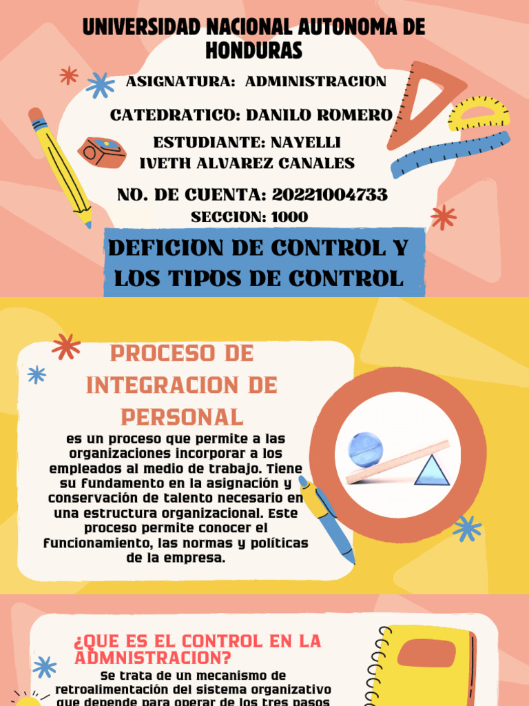 Control Administrativo y Tipos | PDF | Planificación | Economias