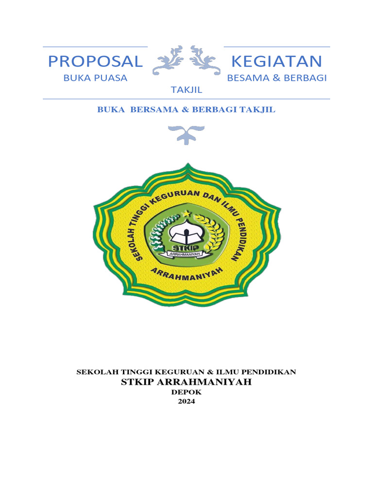 Proposal BUKBER Rev | PDF | Kesehatan Holistik