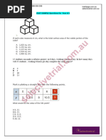 HAST Sample Abstract Reasoning Year 7 | PDF